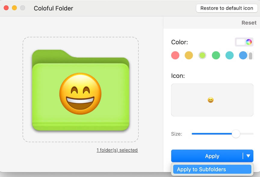 Change Folder Icon on Mac - iBoysoft MagicMenu Extension