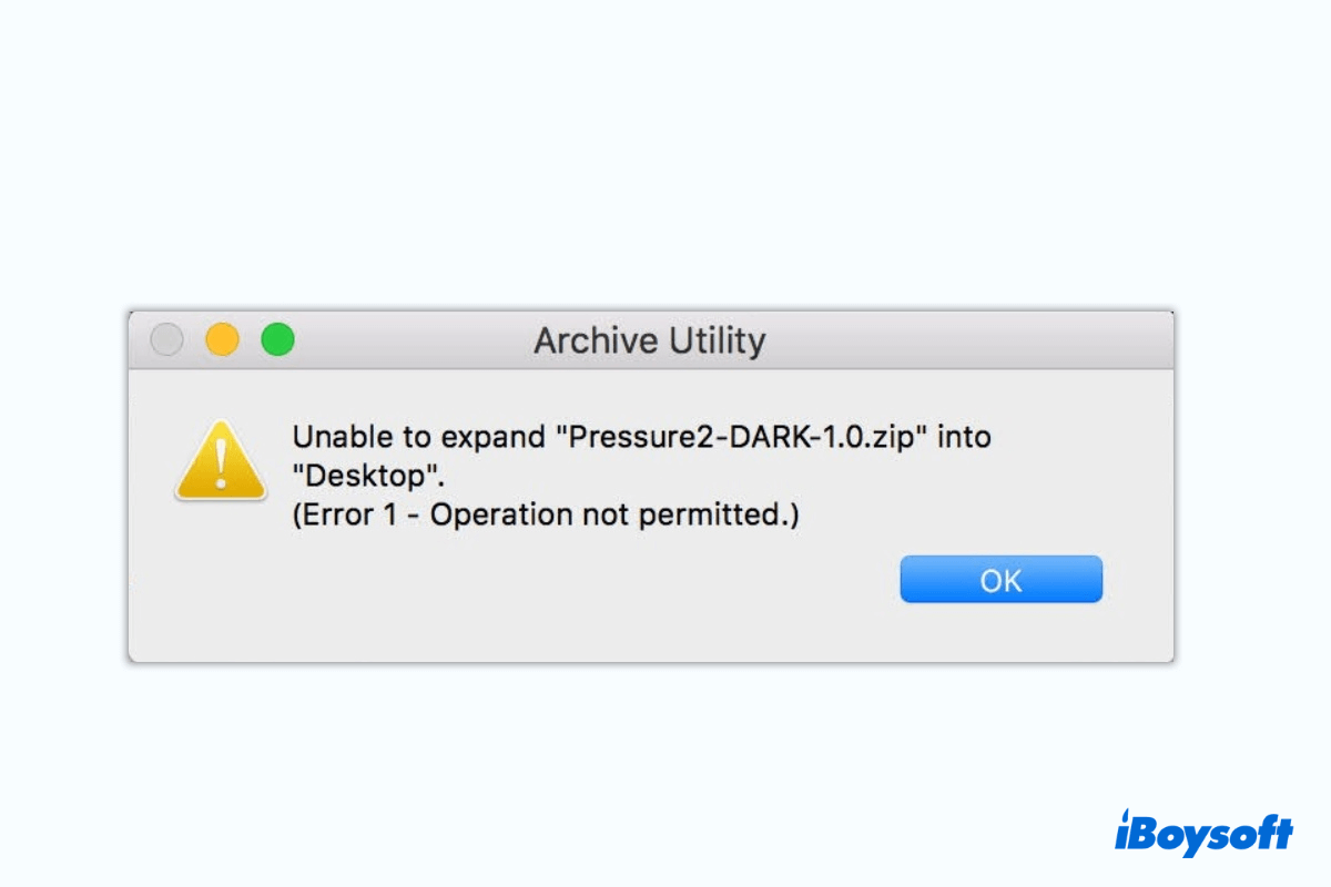 Unable To Expand Zip On Mac Error 1 Or 79 How To Fix