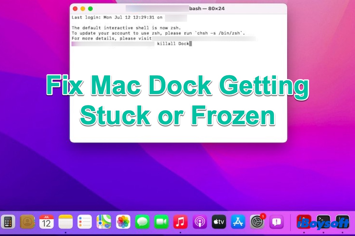 Mac Dock Getting Stuck Or Frozen How To Fix It 