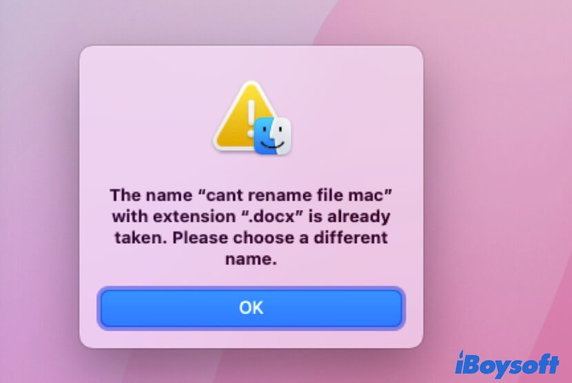 Can t Rename Files Folders On Mac Reasons Fixes
