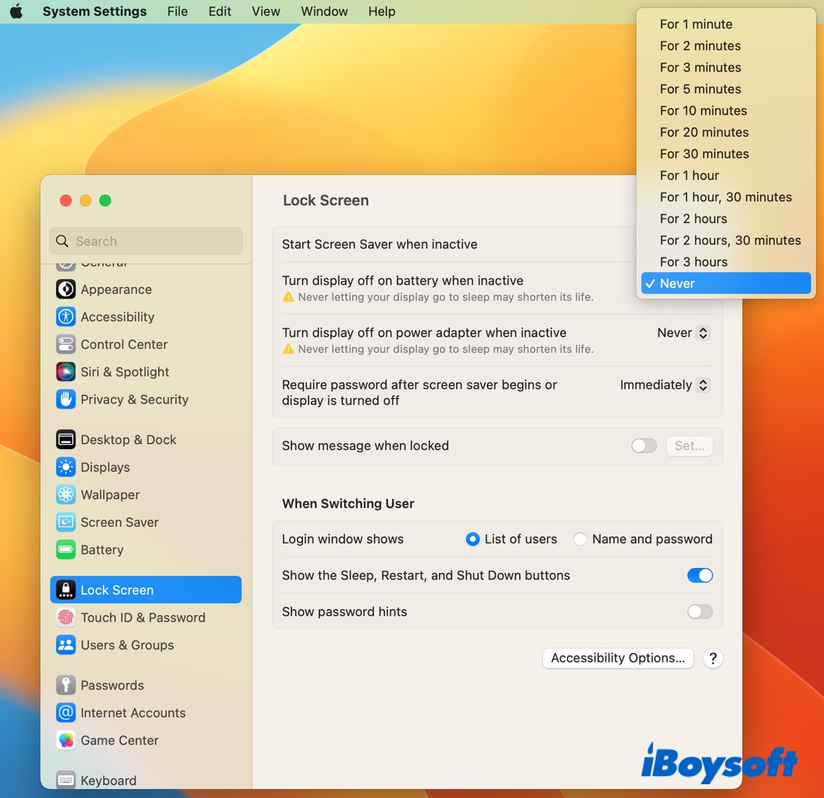 How To Change MacOS Sleep Settings Ventura Updated 
