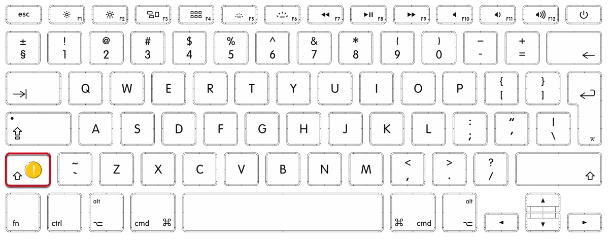 Why How To Fix Left Shift Key Not Working On Mac MacBook 