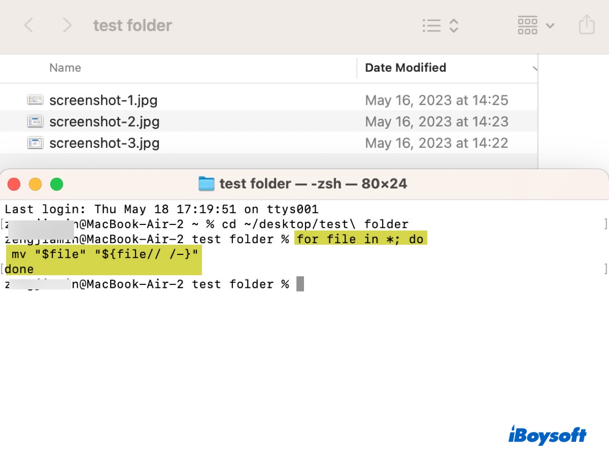 How To Rename A File Or Multiple Files In MacOS Terminal 