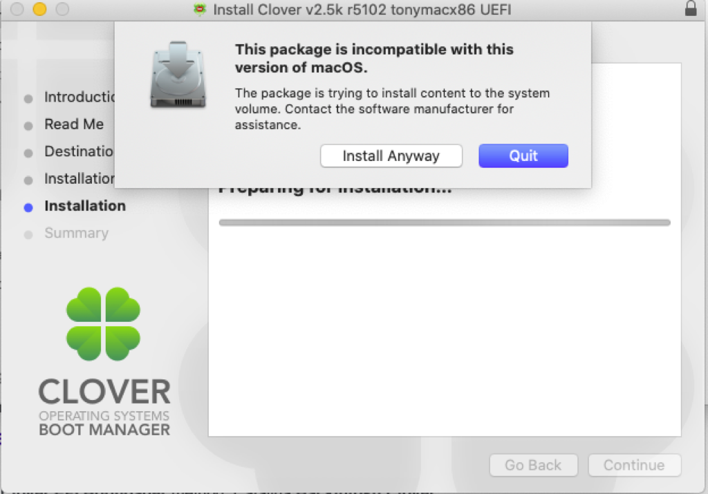 Solved This Package Is Incompatible With This Version Of MacOS