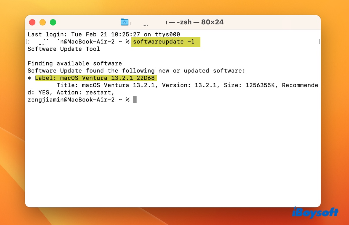 How To Force Update Mac From Terminal Via Softwareupdate 
