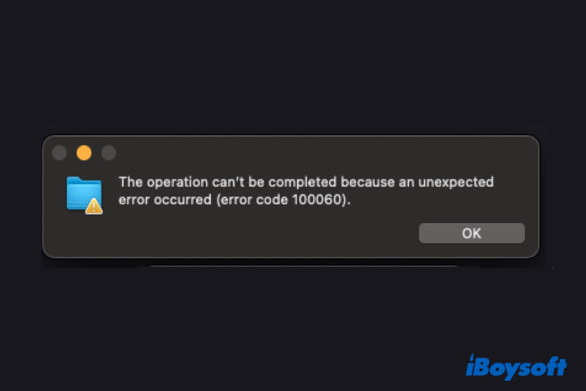Fix Mac Error Code 100060 On micro SD Cards Hard Drives