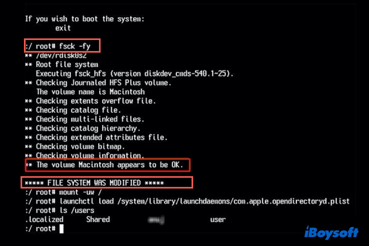 Fsck How To Use Fsck Command To Repair Hard Drive On Mac 