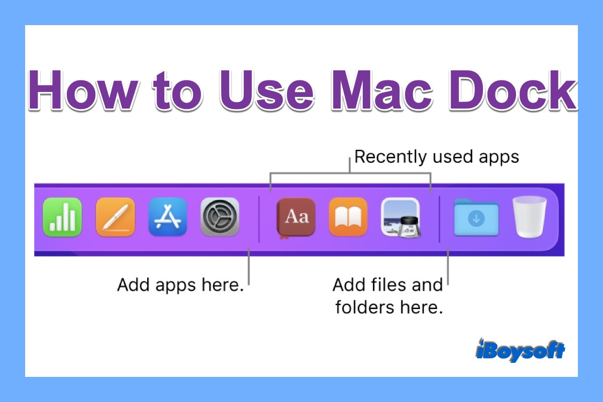  Explained How To Use The Dock On Mac