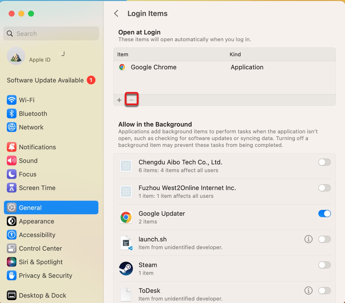  Ventura Updated Change Stop Remove Mac Startup Programs