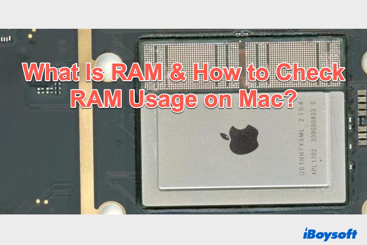 What Is RAM How To Check RAM Usage On Mac 